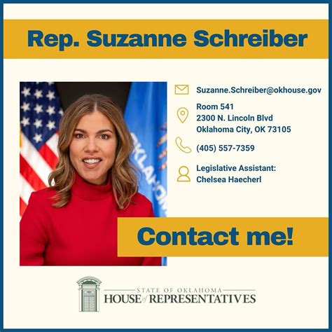 Ok State Rep Suzanne Schreiber 60th Legislature Starts Monday Reach