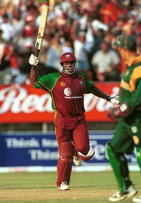 Ridley Jacobs Celebrates The Windies Win