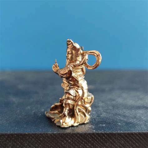 黃銅 玄天上帝 隨身神像 玄武祖師爺小號真武大帝擺件 供奉風水驅邪 手把件裝飾品純銅 蝦皮購物