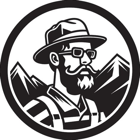 A Man Wearing A Hat And Glasses Is In A Circle Premium Ai Generated