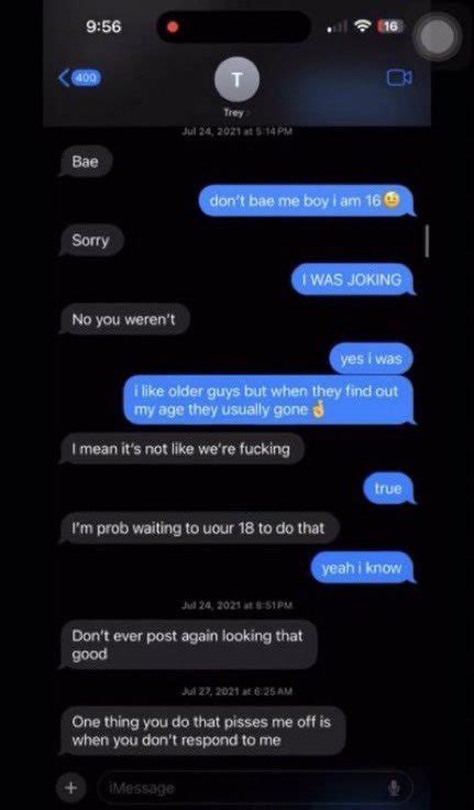 Messages Of Nine Vicious Talking To A Minor Have Surfaced 💀 Nine Vicious Grooming Allegations