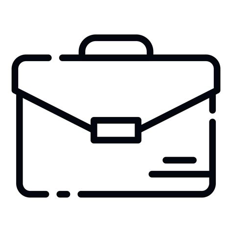 Business Case Icon Outline Style 15374199 Vector Art At Vecteezy