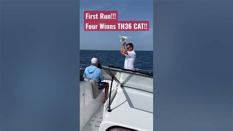 Four Winns Th36 Cat Twin 350 Merc Ob Cat Youtube