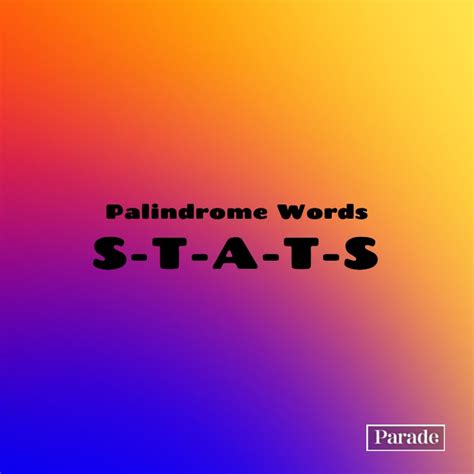 25 Palindrome Words Spelled The Same Backwards And Forwards