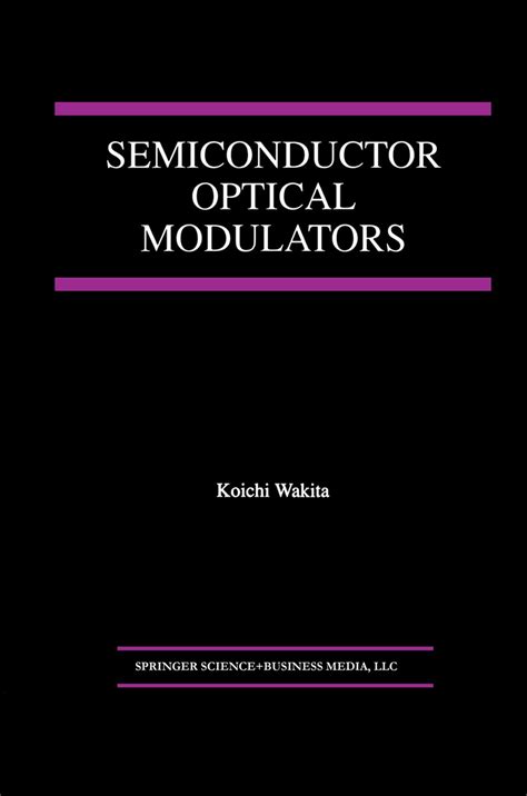 Semiconductor Optical Modulators Ebook By Koichi Wakita Epub