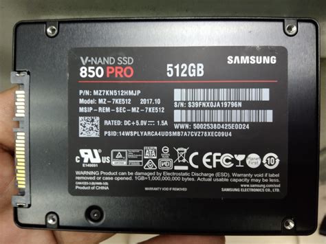 Samsung SSD 512GB, Computers & Tech, Parts & Accessories, Hard Disks ...
