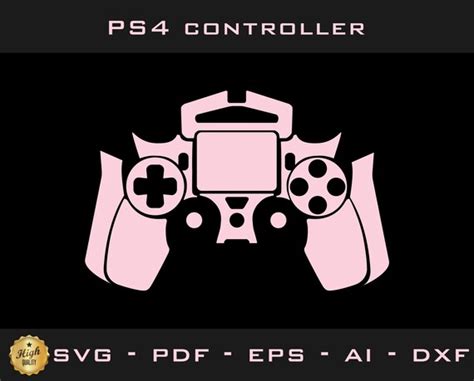 Ps4 Controller Skin Template Cutting Template Aİ Etsy