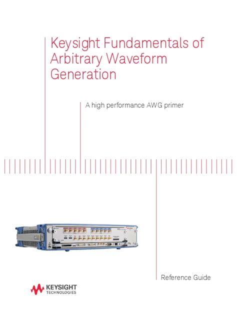 Keysight Fundamentals Of Arbitrary Waveform Generation Pdf Pdf
