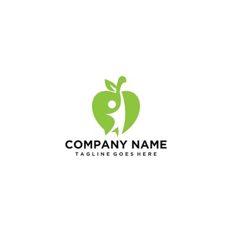 Premium Vector Modern Apple Logo With People Inside