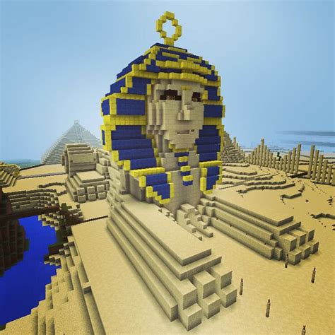Minecraft Sphinx Minecraft Pyramids Ancient Egypt Minecraft