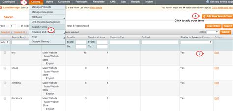 Magento How To Manage Search Function And Search Terms Template Monster Help