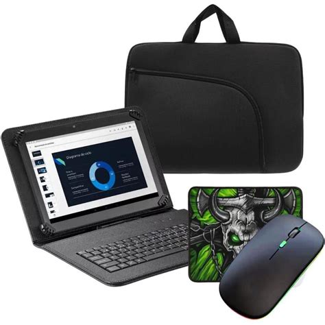 Capa Teclado Mouse Sem Fio Case Luva P Tablet De 9 A 105 Polegadas Daiotec Solutions