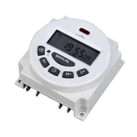 Sku8562 Temporizador 12v 16a Timer Programable Interruptor Digital De