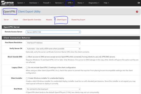 Remote Access OpenVPN On Pfsense Powersjo