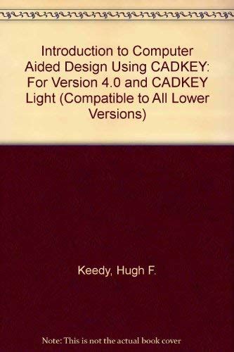 buy introduction to computer aided design using cadkey for version 4 0