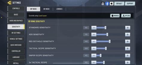 Cod Mobile Button Layout Sensitivity And Blueprints For My Top 2 Guns R Codmobile Loadouts