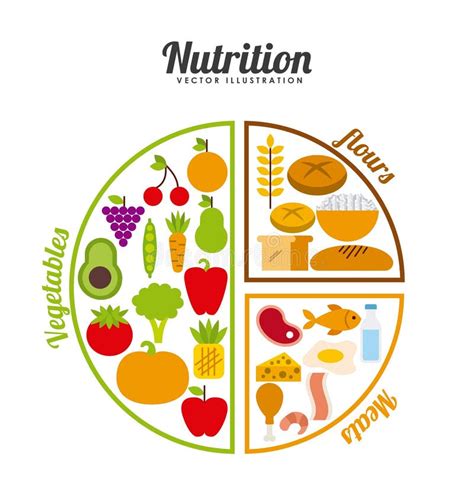 Nutrition Concept Design Stock Vector Illustration Of Life 62909363