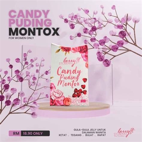 Candy Puding Monto Berry💯original Shopee Malaysia