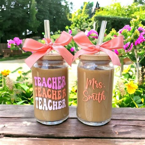 Teacher Glass Coffee Cup Teacher T Personalized Teacher T