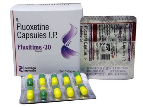 Fluoxetine 20 Mg Capsule Prevego At ₹ 320box In Mumbai Id 26453642755
