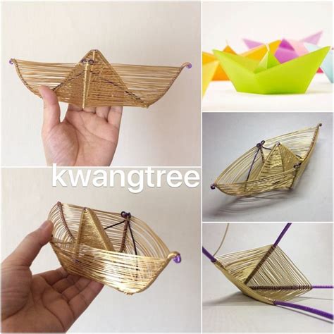 종이배 철사공예 와이어아트 와이어공예 Wireart Wirecrafts ワイヤーアート 針金細工 はりがねさいく 종이배 纸船 かみぶね