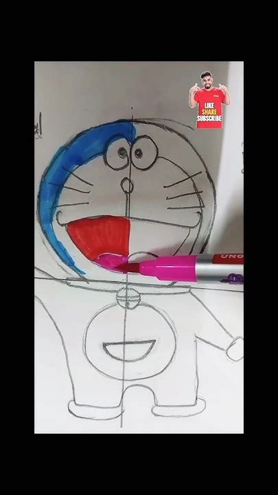 Drawing Of Doremon🩵 Normal Part 1 😍 Doremon Drawing Youtube