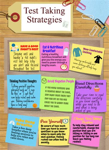 Tesoro High School Test Taking Strategies Worksheets Library