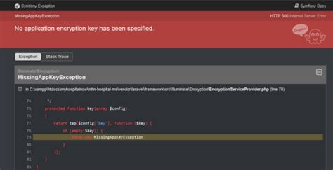 Error Laravel No Application Encryption Key Has Been Specifiederror