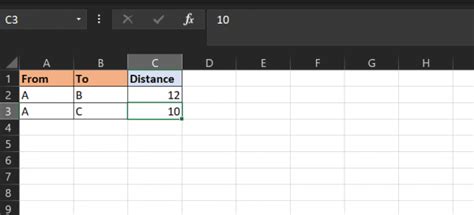 Shortest Path Problem With Excel Solver Learnesy