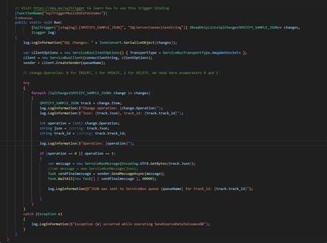 azure sql trigger for functions