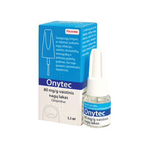 Onytec 80 Mgg Vaistinis Nagų Lakas 33 Ml Benu Va