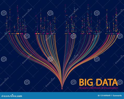 Big Data Visualization Concept Vector Stock Vector Illustration Of