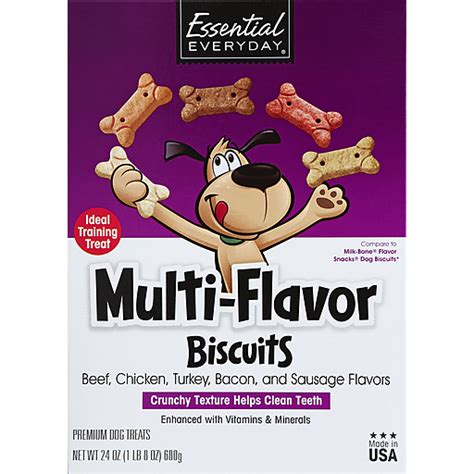 Essential Everyday Biscuits Multi Flavor 24 Oz Dog Treats Roths