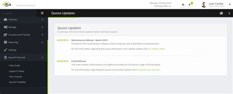 Where Do I Learn About The Latest Updates Quoox Knowledge Base