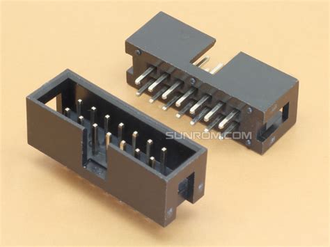 14 Pin Box Header Straight [6113] Sunrom Electronics