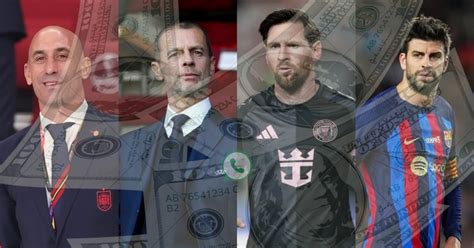 Lionel Messi Piqué Aleksander Ceferin Y Luis Rubiales Involucrados En Corrupción Publimetro