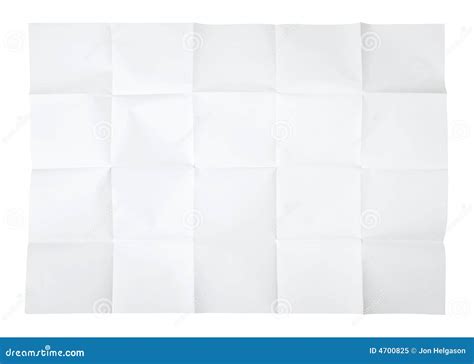 Blank Map Stock Image Image Of Paper Unfolded Brochure 4700825