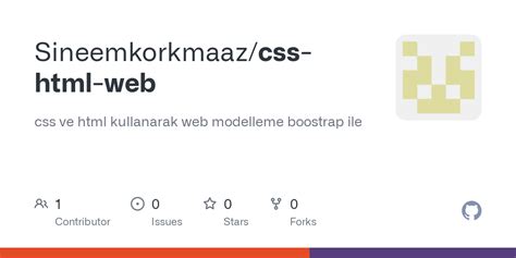 github sineemkorkmaaz css html web css ve html kullanarak web