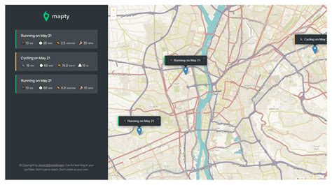 Mapty App مستقل