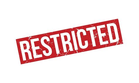 Premium Vector Restricted Rubber Stamp Seal Vector