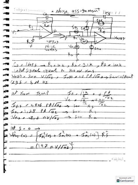 Noise Assignment Pdf