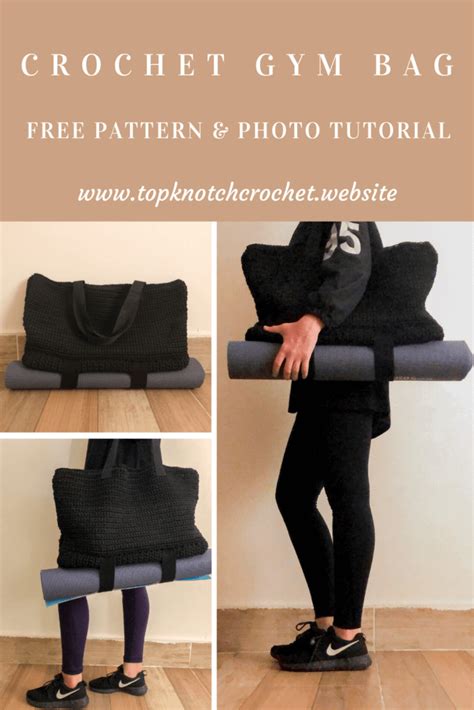 Crochet Gym Bag Free Pattern And Photo Tutorial Topknotch