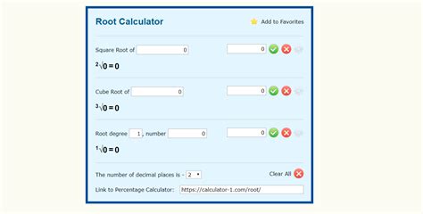 Square Root Calculator Online Cube Root Nth Root Free