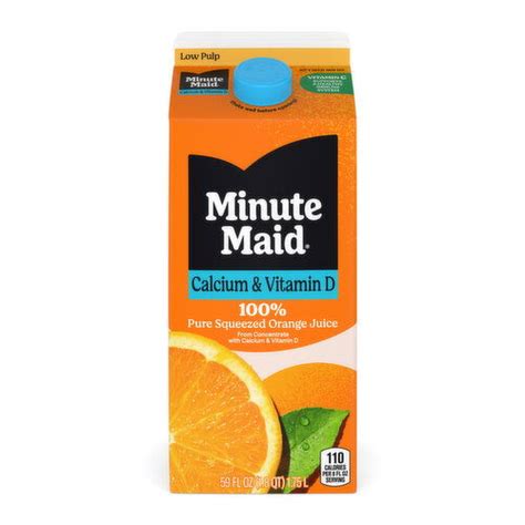 Minute Maid Orange Juice W Calcium Fruit Juice Drink Super 1 Foods