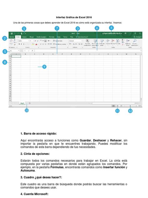 Elementos De Excel 2016 Pdf