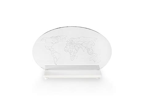 Led Powered Plexiglass Table Lamp