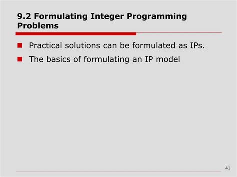 PPT Integer Programming PowerPoint Presentation Free Download ID 676457