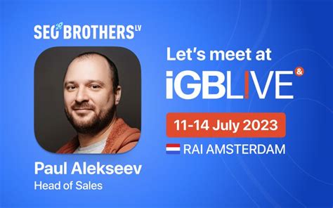 Pavel Alekseev On Linkedin Igb