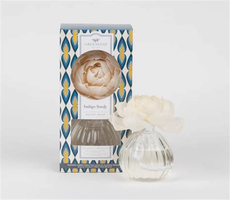 Flower Diffuser Indigo Suede The Peppermill