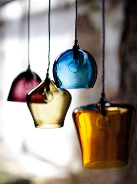 Cristal Crystal Blown Glass Pendant Light Glass Pendant Light Blown Glass Pendant